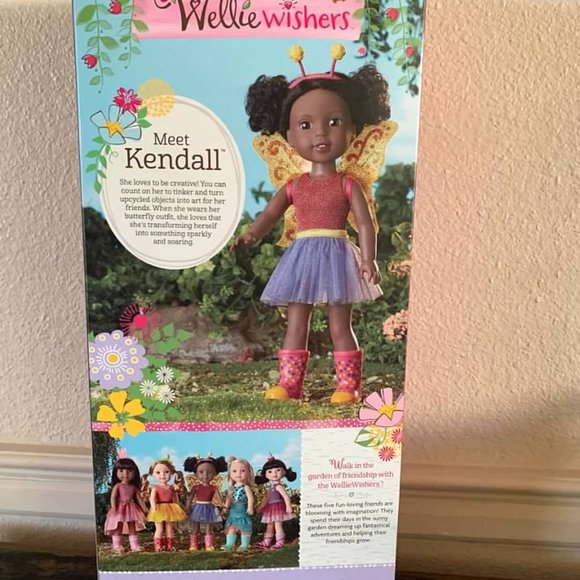 American Girl | Toys | American Girl Kendall Doll Wellie Wishers 45 Nib ...
